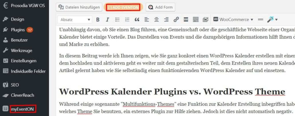 WordPress Kalender erstellen und einbinden - So einfach geht's!
