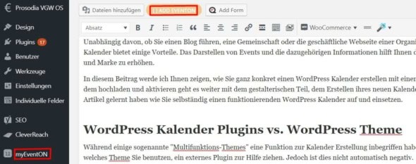 WordPress Kalender erstellen und einbinden - So einfach geht's!